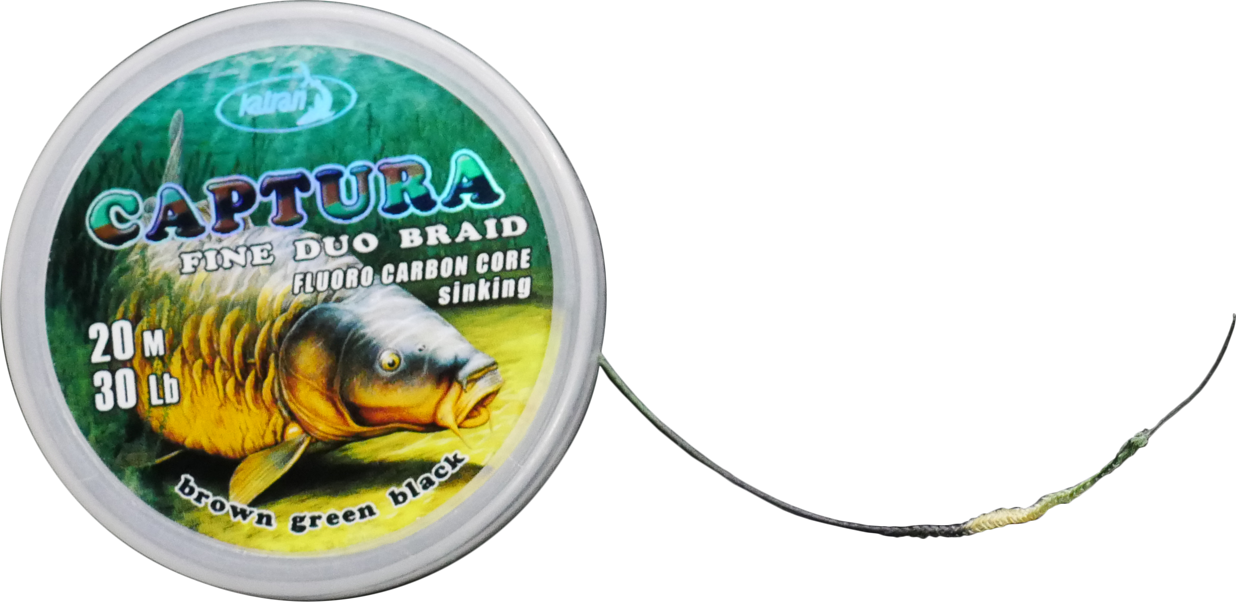 Katran "Captura" - Hooklink (braided outer, fluorocarbon core) – Rig Locker