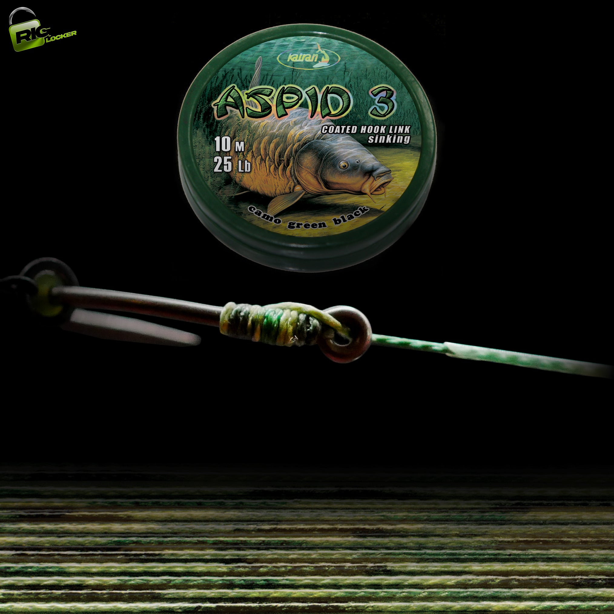 Katran "Aspid 3" - Coated Braided Hook Link – Rig Locker