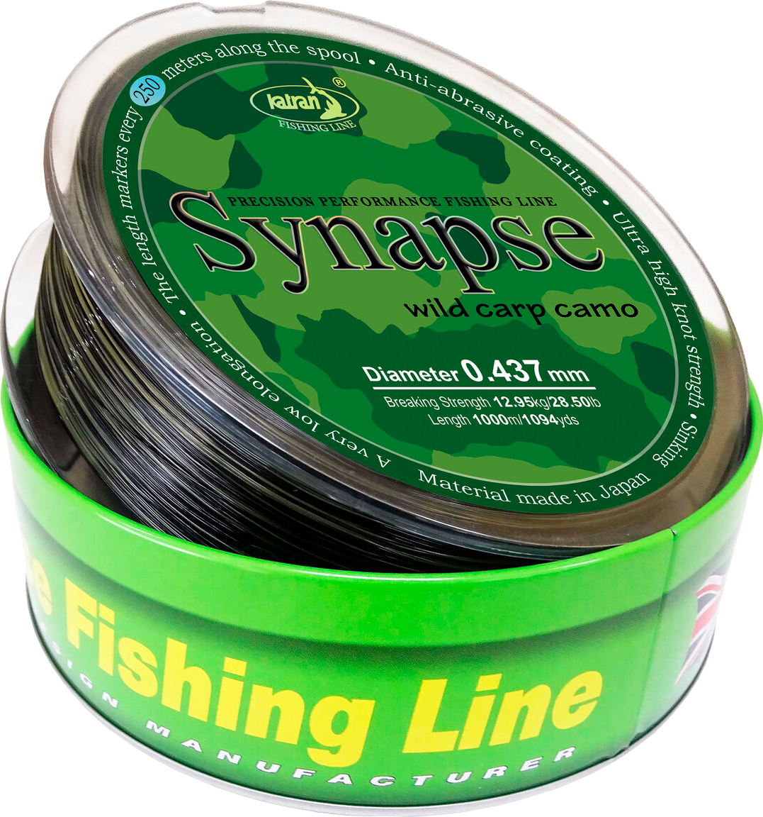 Katran "Synapse Wild carp Camo" - Main Line – Rig Locker